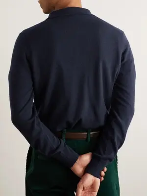 GHIAIA Cashmere Polo Shirt