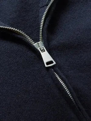 GHIAIA Cashmere Zip-up Sweater