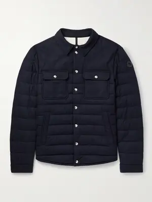 Moncler Mirmandix Slim-fit Quilted Felt Down Jacket