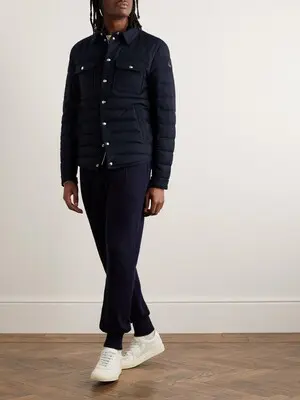 Moncler Mirmandix Slim-fit Quilted Felt Down Jacket