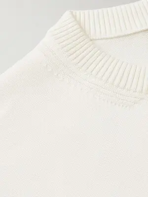 Moncler Logo-embossed Cotton Sweater