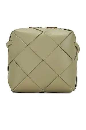 Bottega Veneta Mini Cassette Camera Bag In Olive