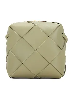 Bottega Veneta Mini Cassette Camera Bag In Olive