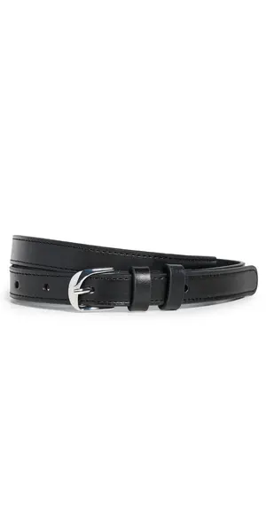 FRAME Petite Twist Buckle Belt - Noir