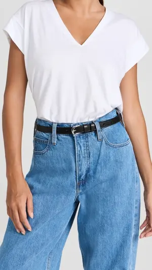 FRAME Petite Twist Buckle Belt