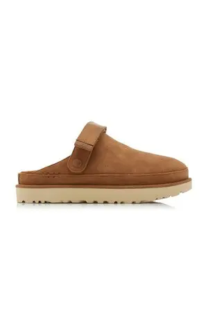 UGG Goldenstar Suede Clogs - Brown