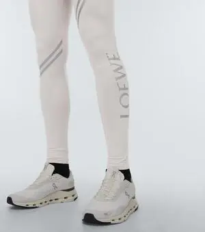 Loewe Logo Leggings - Grey