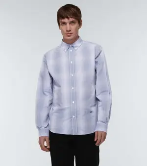 Loewe Checked Cotton Poplin Shirt