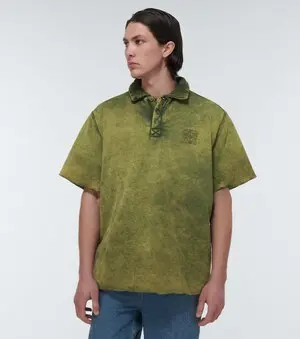 Loewe Padded Cotton Jersey Polo Shirt