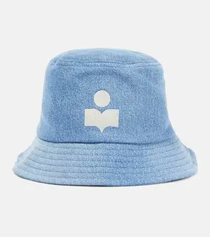 Isabel Marant Haley Denim Bucket Hat - Blue