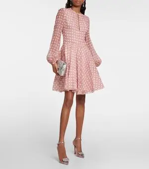 Giambattista Valli Silk Georgette Minidress