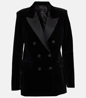 NILI LOTAN Valentine Velvet Blazer