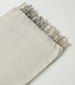 Brunello Cucinelli Striped Linen Beach Towel