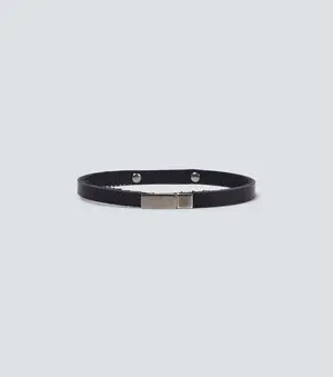 Saint Laurent Leather Bracelet