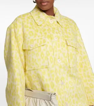 Isabel Marant Printed Virgin Wool Overshirt