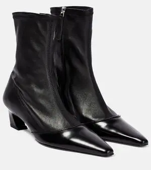 Acne Studios Bano Leather Ankle Boots