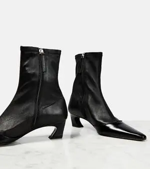 Acne Studios Bano Leather Ankle Boots