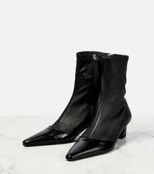 Acne Studios Bano Leather Ankle Boots