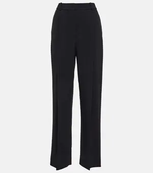 Victoria Beckham Black Wash Bottoms For Women