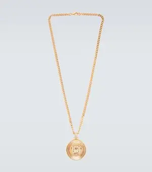 Versace Medusa Biggie Pendant Necklace - Gold