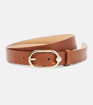 Max Mara Leather Belt In Brown - 30% Off | Editorialist display picture 3