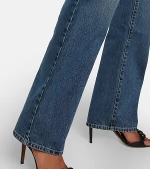 Alaïa Lover Low-rise Straight Jeans