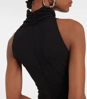 Alaïa Halterneck Crêpe Jumpsuit