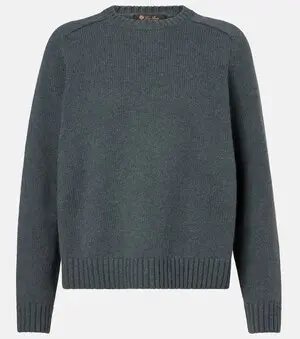 Loro Piana Parksville Cashmere Sweater - Grey
