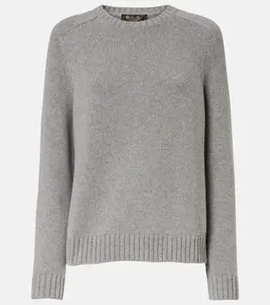Loro Piana Parksville Cashmere Sweater - Grey
