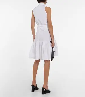 Alaïa Cotton Poplin Minidress