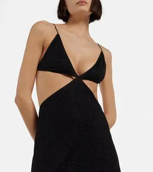 Oseree Lumiere Cut-out Maxi Dress