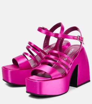 NODALETO Bulla Chibi Platform Sandals - Pink