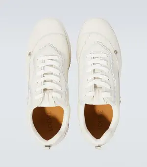 Loewe Deconstructed Leather Sneakers