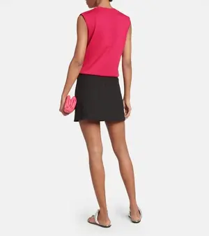 Emilio Pucci Cotton Gabardine Miniskirt
