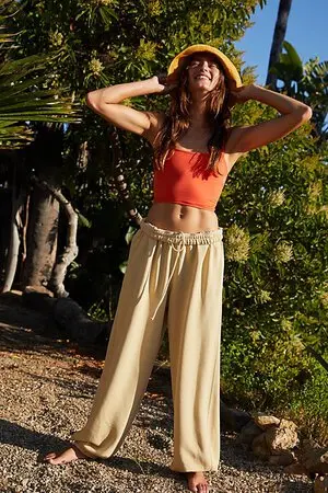 Free People All Star Solid Pants Sesame