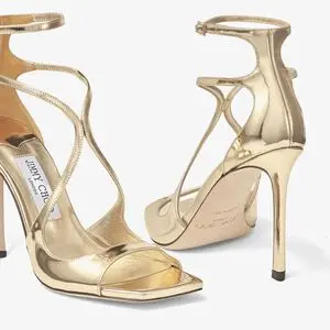 JIMMY CHOO Azia 110 Sandals - Silver
