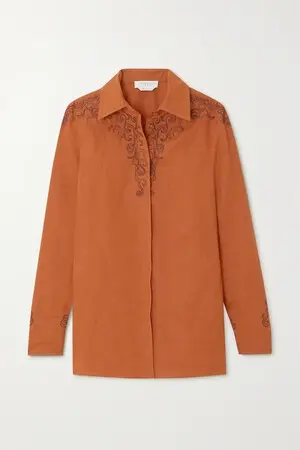 Gabriela Hearst Embroidered Shirts For Women