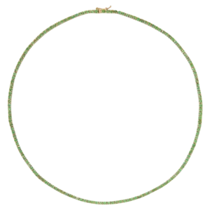 ROXANNE FIRST 14-karat Gold Tsavorite Tennis Necklace - Green