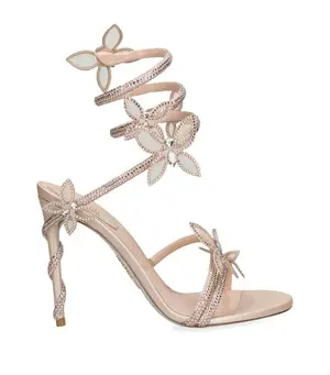 Rene Caovilla Embellished Margot Sandals - Nude