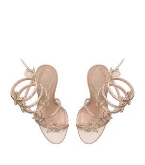 Rene Caovilla Embellished Margot Sandals - Nude