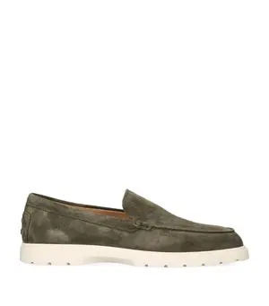 TOD'S Suede Ibridro Loafers