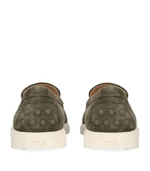 TOD'S Suede Ibridro Loafers