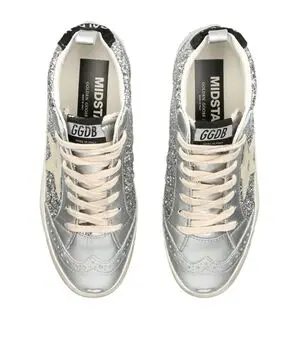 GOLDEN GOOSE Glitter Mid Star Sneakers