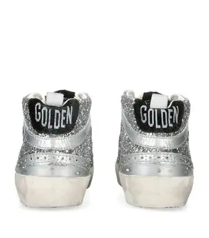 GOLDEN GOOSE Glitter Mid Star Sneakers