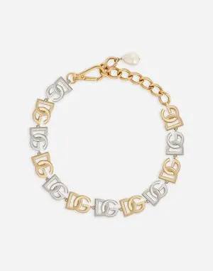 Dolce & Gabbana Dg Logo Necklace - Multicolor
