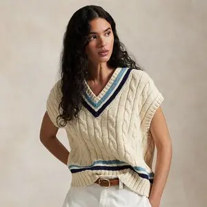 Ralph Lauren Cable-knit Cricket Sweater Vest