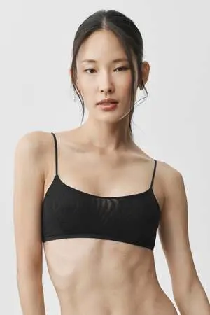 Alo Yoga Airmesh Venus Bralette Bra Black