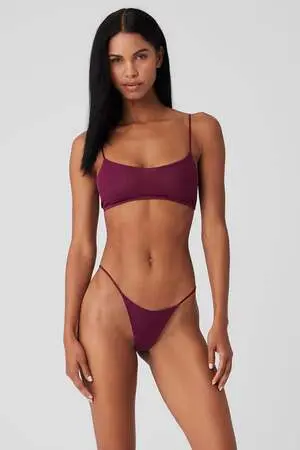 Alo Yoga Airmesh Venus Bralette Bra Wild Berry