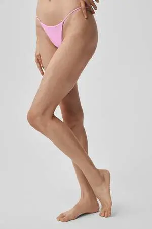 Alo Yoga Airmesh Venus Thong Underwear - Candy Heart Pink