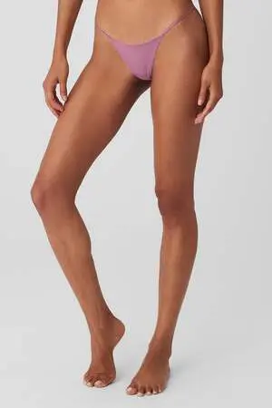 Alo Yoga Airmesh Venus Thong Underwear Soft Mulberry